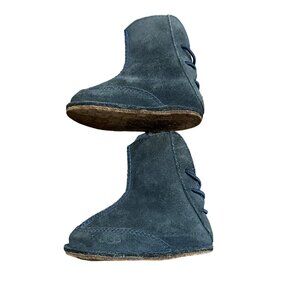 UGG | Shoes | Ugg Boo Bootie Baby Boots Navy Blue Shearling Sz Small 6 ...